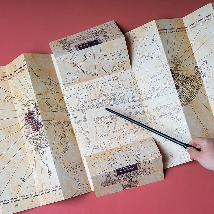 Mapa do Maroto de Harry Potter