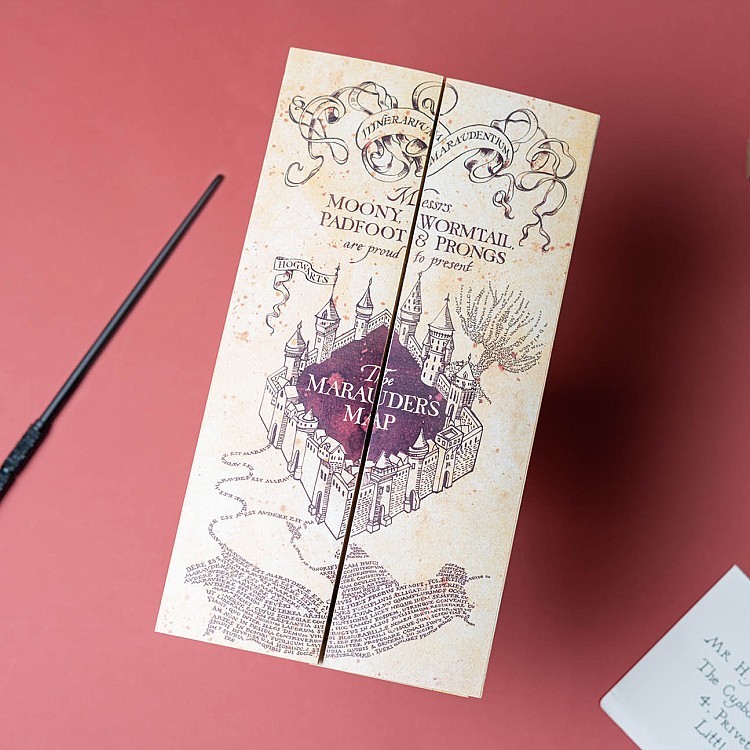 Mapa do Maroto de Harry Potter